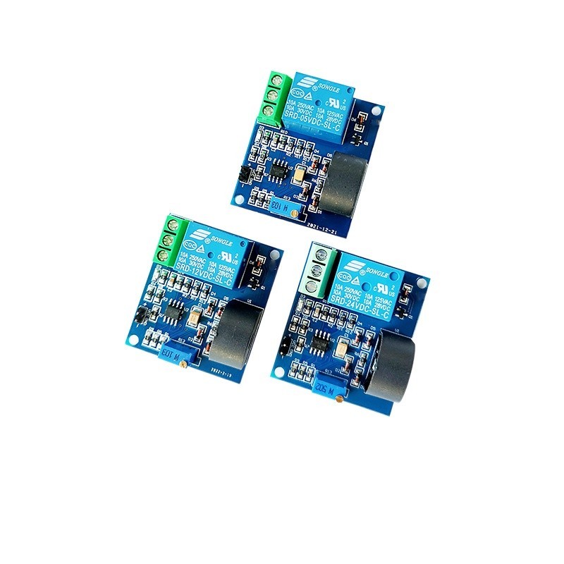 5a Overcurrent Protection Sensor Module 5v 12v 24v Ac Current Detection Sensor Relay Module