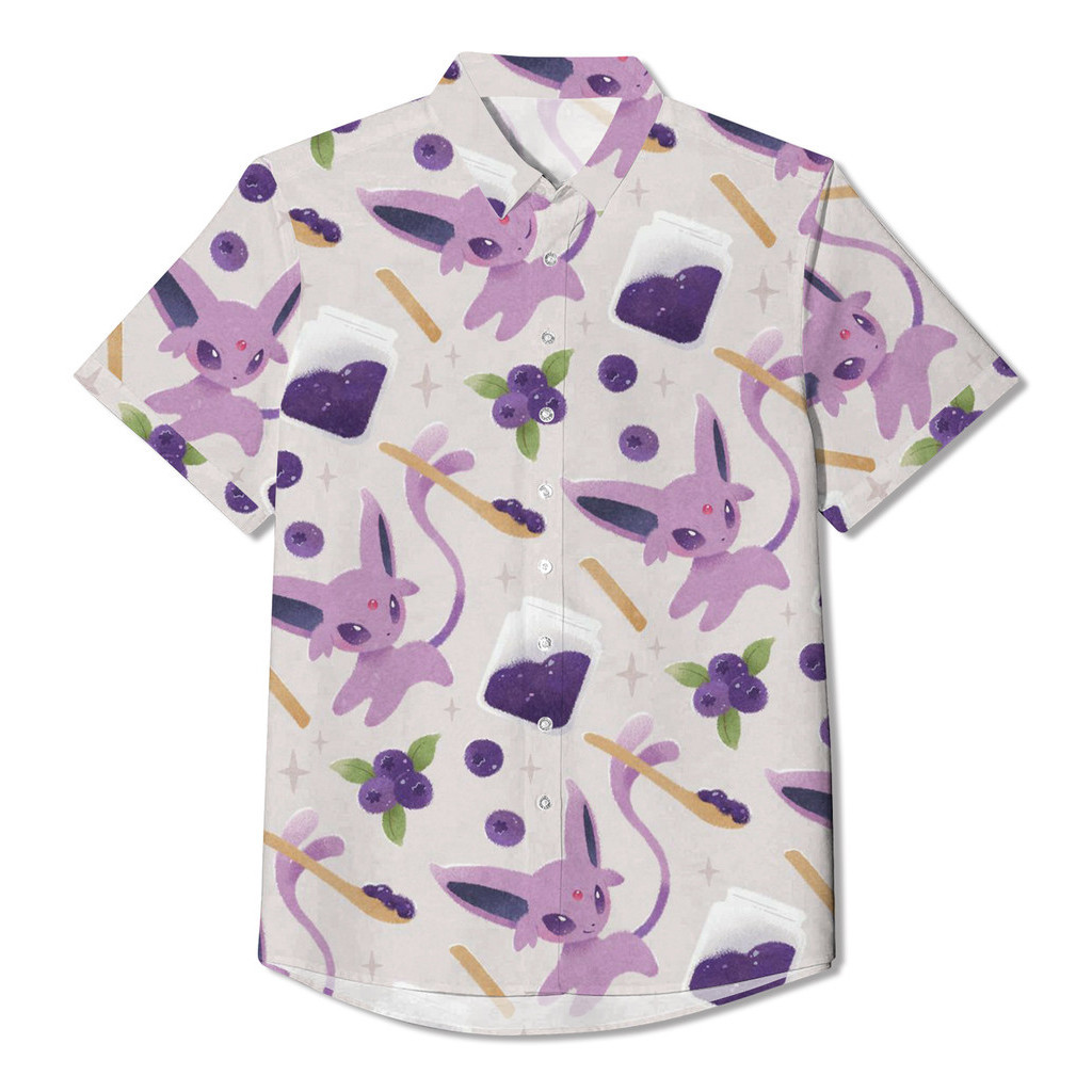 Pok é mon printed short sleeved shirt( Full printing version) | Shopee ...