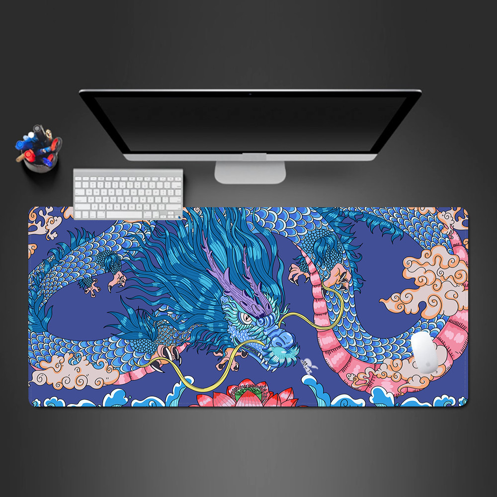 Laptop Playmat Kawaii Dragon Mouse Pad Gamer Keyboard Deskmat Gaming ...