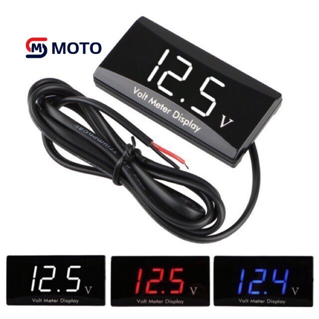 MOTO Voltmeter Square motorcycle | Shopee Philippines