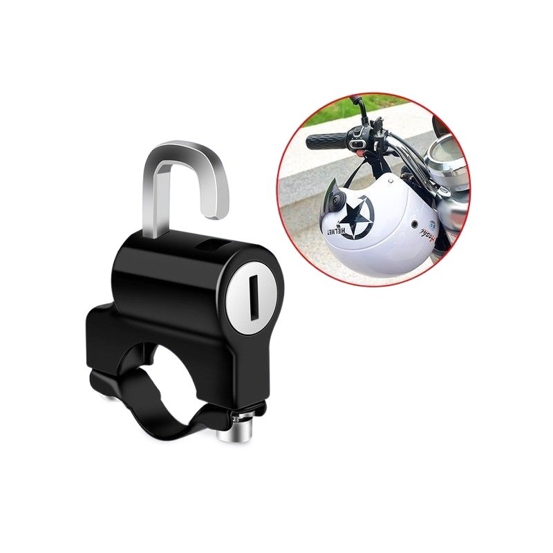 Electric motorcycle helmet lock anti-theft anti-theft fixed safety ...