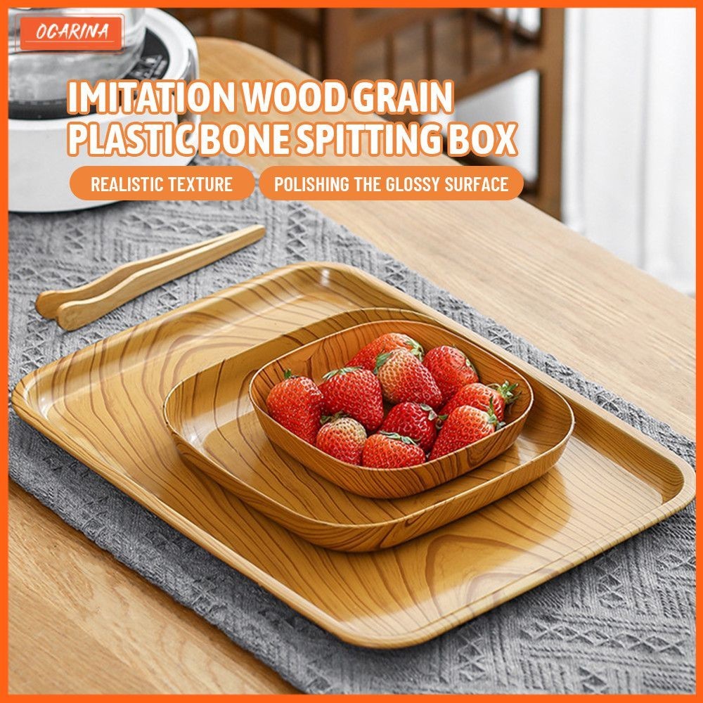 Snack Plate Spit Bone Box Snack Tray Desktop Storage Fruit Tray ...