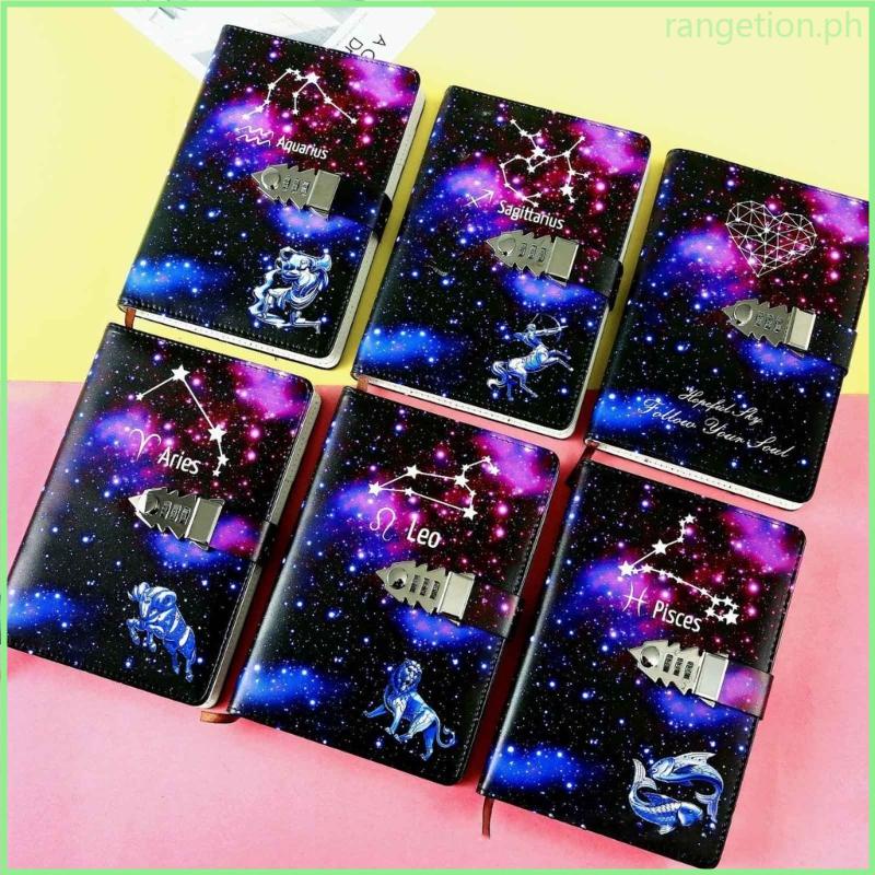 RAN Diary with Lock Leather Journal with Combination Lock Digital ...