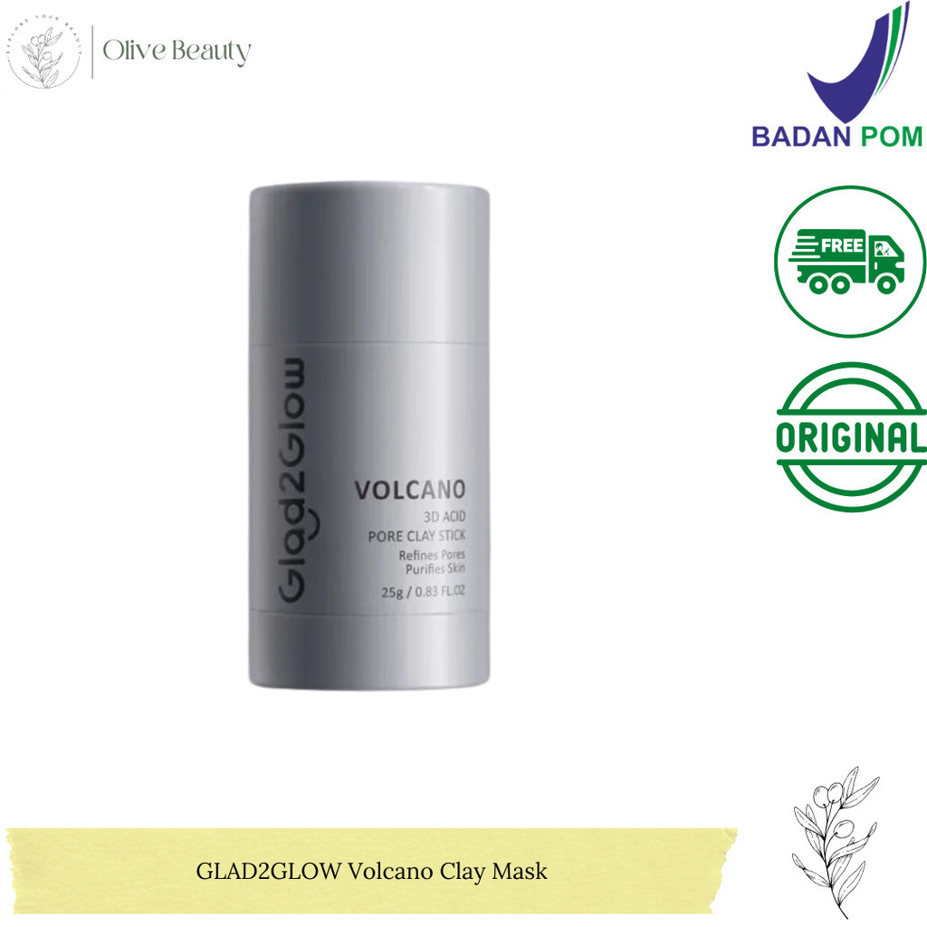 Glad2glow Volcano Clay Mask | Shopee Philippines