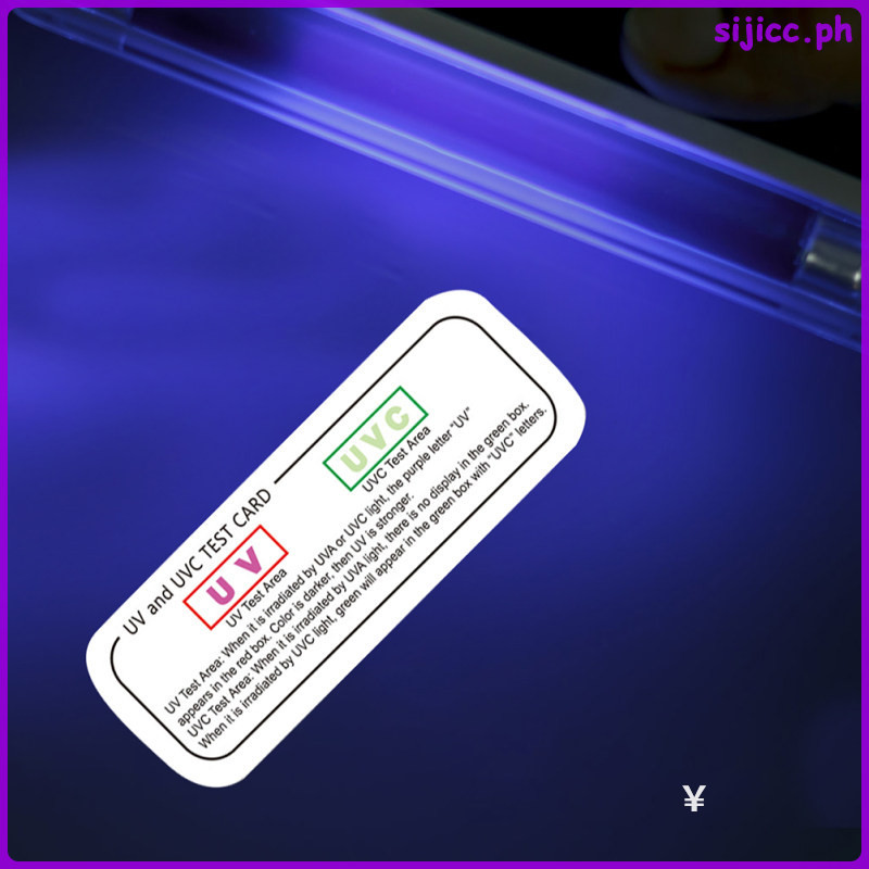 [READY STOCK] UV Test 5 Pcs Indicator Paper Uvc-uva Cards Light Effect ...