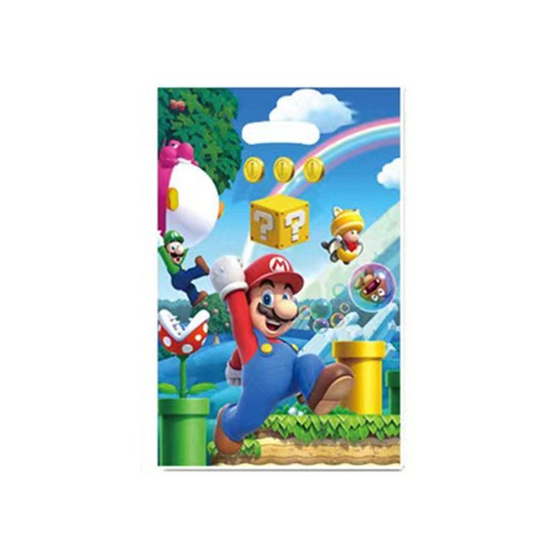 Super Mario Bros Loot Bag Gift Bag Kids Birthday Party Decoration ...