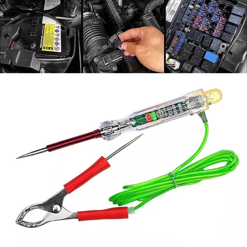 Automotive LED Circuit Tester 6-24V Test Light With Dual Probes ...