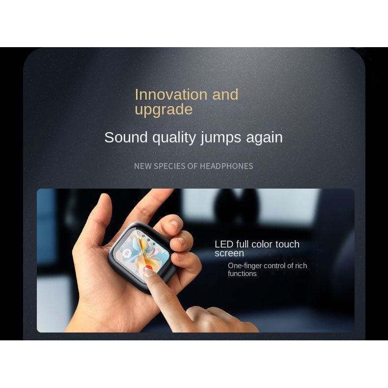 Bluetooth earphones LED color screen LX10 ENC+ANC touch TWS earphones | Shopee Philippines