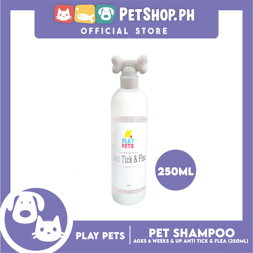 Play Pets Shampoo and Conditioner 250ml (Anti-Tick and Flea) | Shopee ...