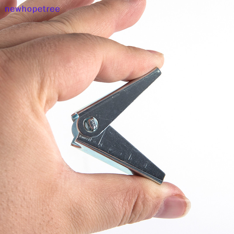 NTPH 2-10pcs Metal Spring Toggle Anchor M4-M10 Plasterboard Wall Cavity ...