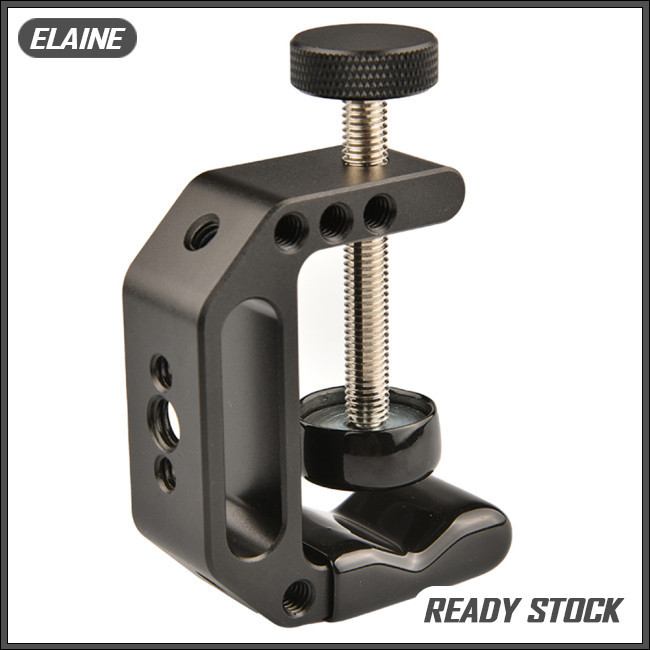Elaine Heavy Duty G Clamp Mount Metal Super Clamp Desktop Camera Clamp ...