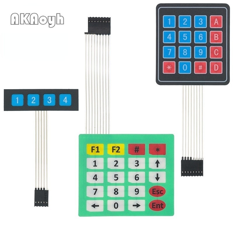 1x4 4x4 4x5 Keypad Keyboard Touch Button Switch Matrix Array Waterproof ...