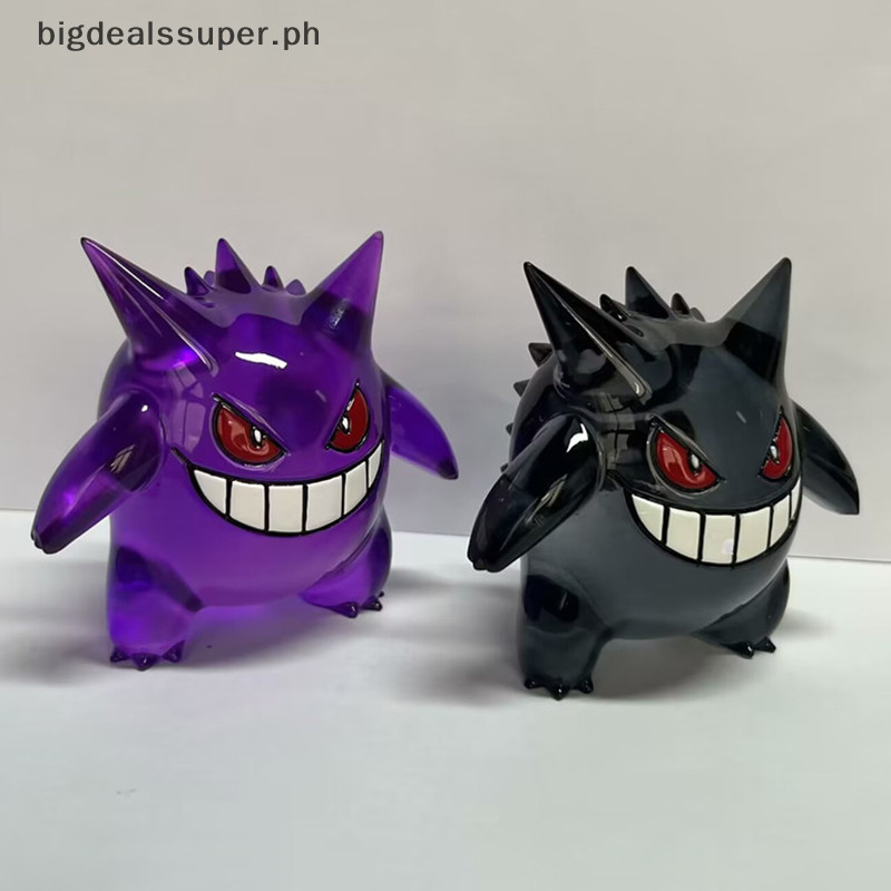 Pro 8cm Anime Figure Kawaii Gengar Transparent Action Figure Statue ...