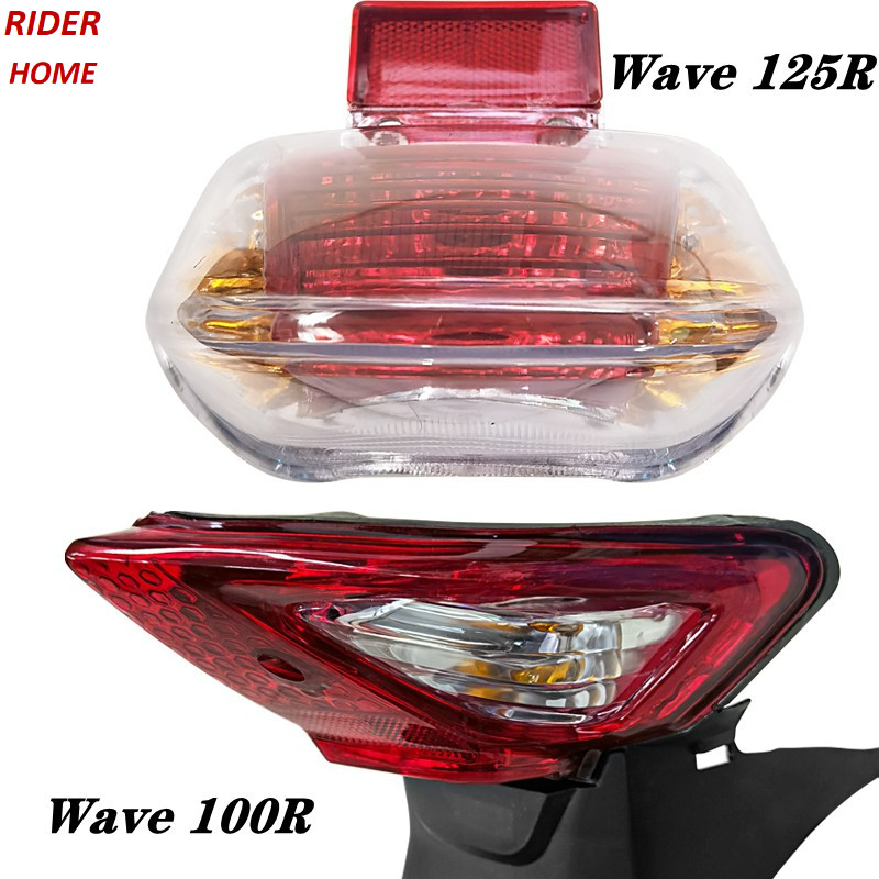 Honda Wave 100R Wave 125R Tail Light With Rear Mud Fender Motorcycle ...