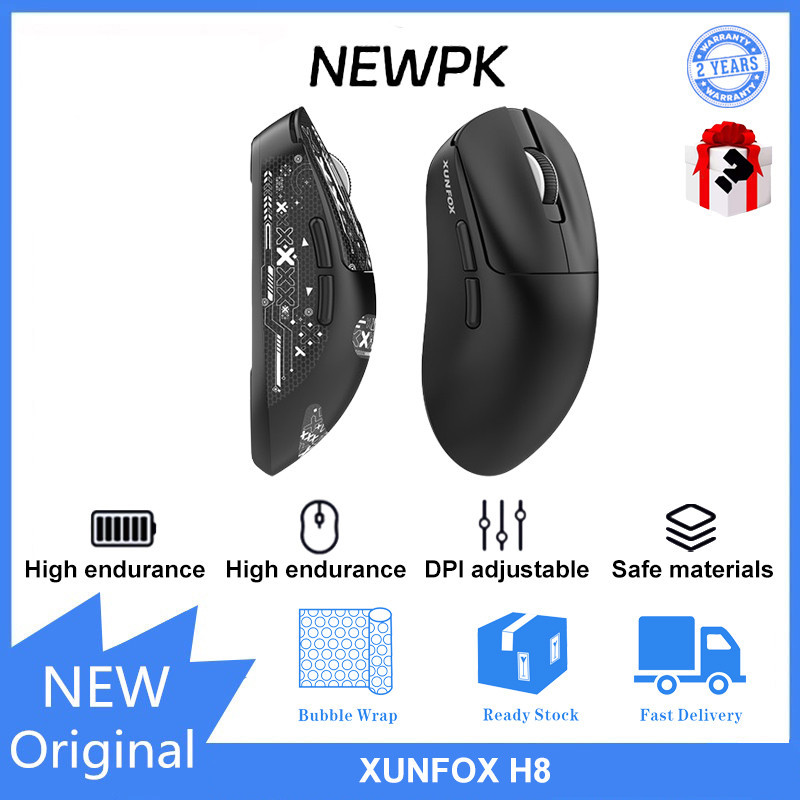 XUNFOX H8 wireless three mode game mouse lightweight | Shopee Philippines