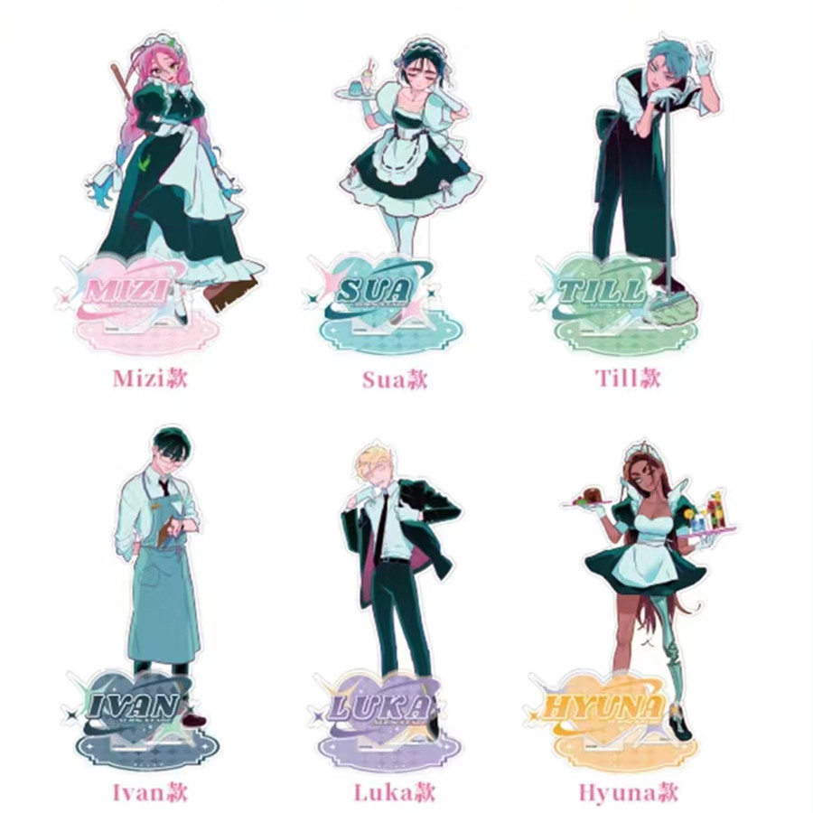 ALIEN STAGE Anime Acrylic Stand Sua Maid Figuur Action Peripheral ...