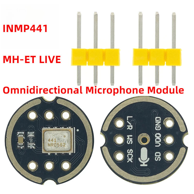 1/5/10set INMP441 MH-ET LIVE Omnidirectional Microphone Module I2S Interface MEMS High Precision ...