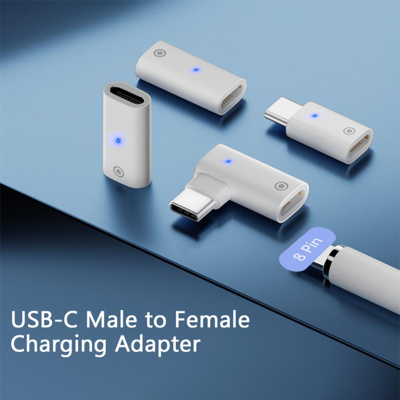 Stylus Pen Charging Adapter USB-C Male to Female Charging Adapter PC ...
