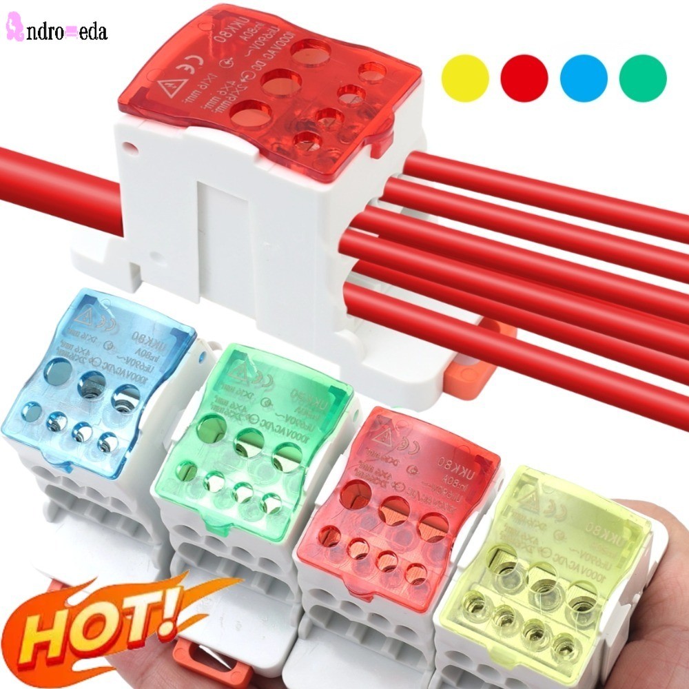Universal Single-pole Wiring Terminal Electric Wire Connector UKK80A ...