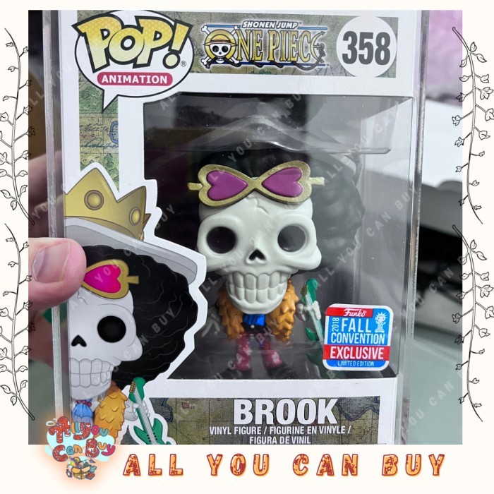 Funko Pop One Piece Brook Fall Convention 2018 (Super Rare) | Shopee ...