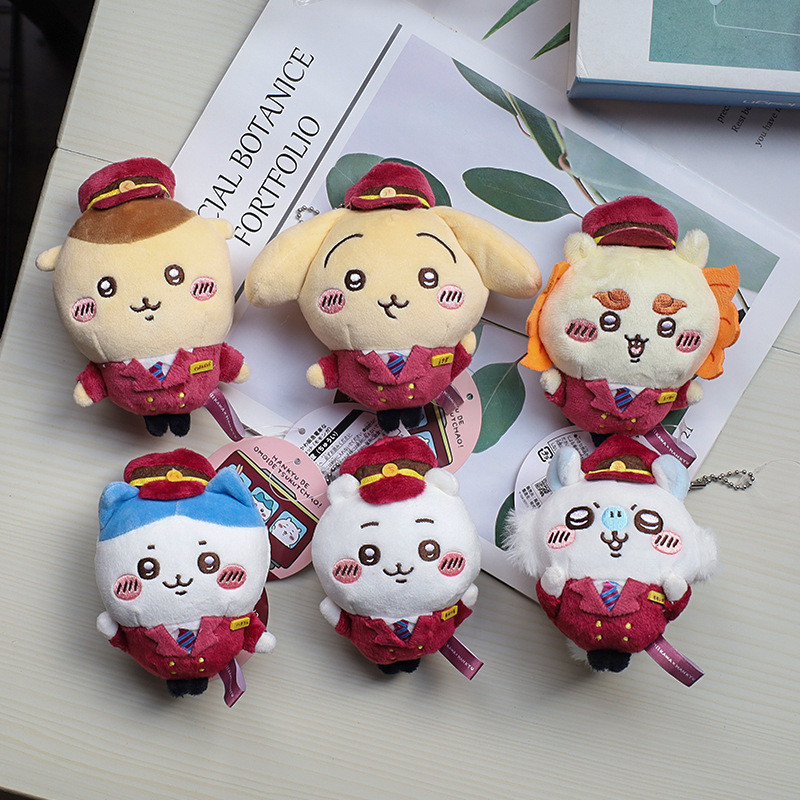 [Ready Stock] Self-Laughing Bear Train Leader chiikawa Pendant Usaqi chiikawa chiikawa Plush ...