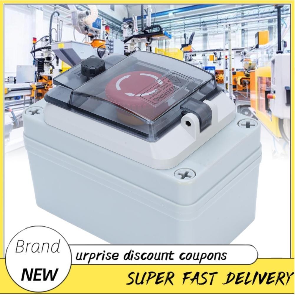 Freemarket Emergency Stop Button Push Switch Box Mushroom Momentary ...