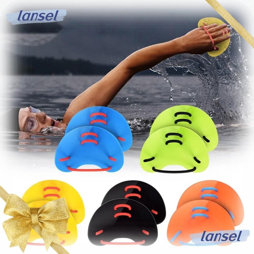 LANSEL Swimming Hand Paddles, Silicone Improve the Swimming Swimming ...