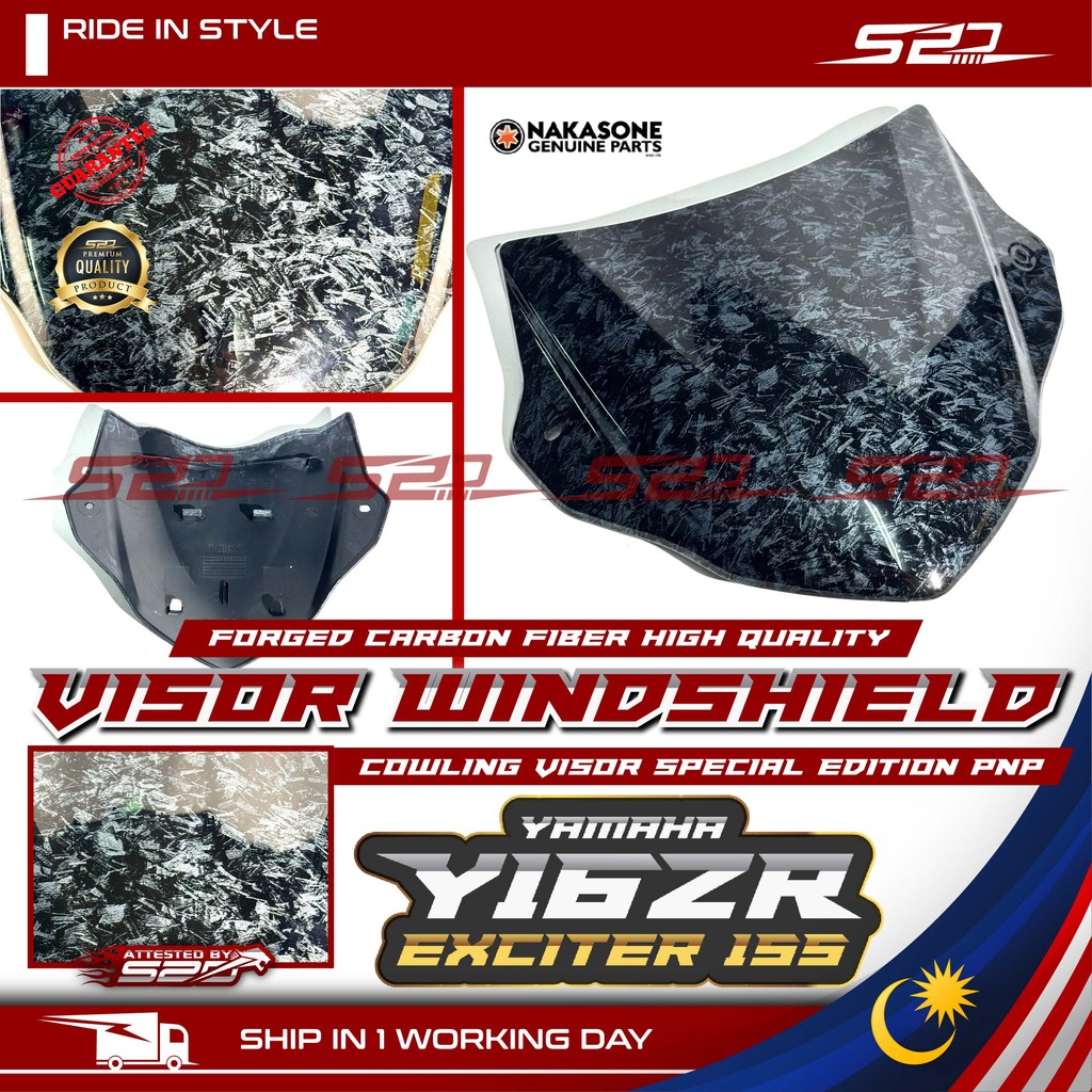 Visor Windshield NAKASONE Y16 Y16ZR EXCITER 155 Cowling Visor Special ...