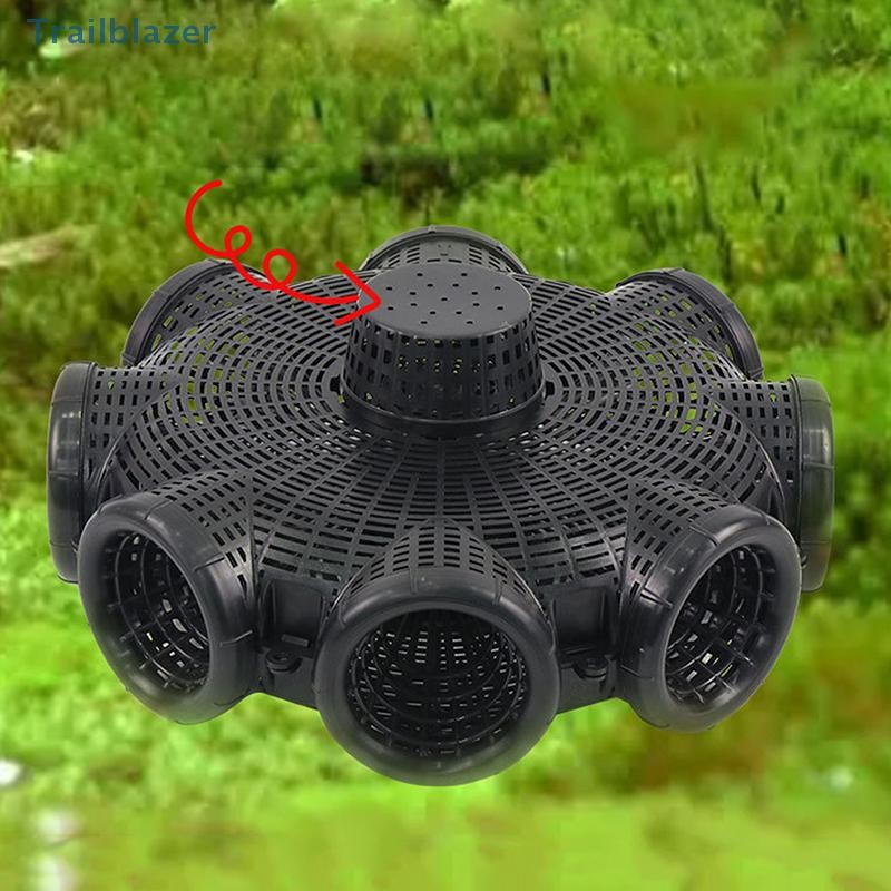 TBPH 8 Holes Upgraded Catch Loach Lobster Yellow Eel Cage Outdoor ...