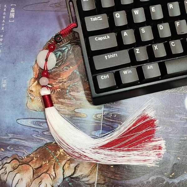 Keyboard artisan keycap Customized wooting Keyboard Ribbon Lanyard ...