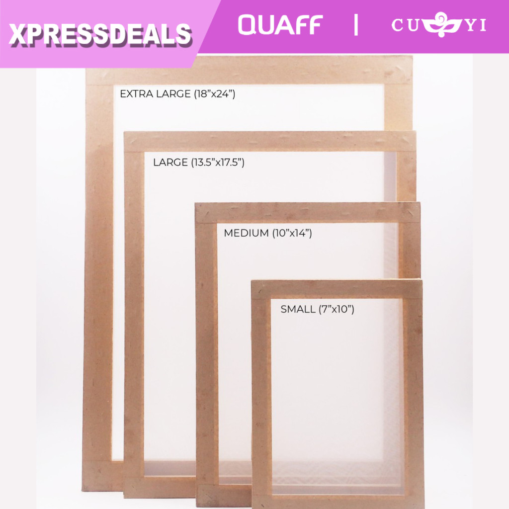 Tulco Wooden Screen Printing Frame 100M Mesh Premium Frame Silk Screen ...