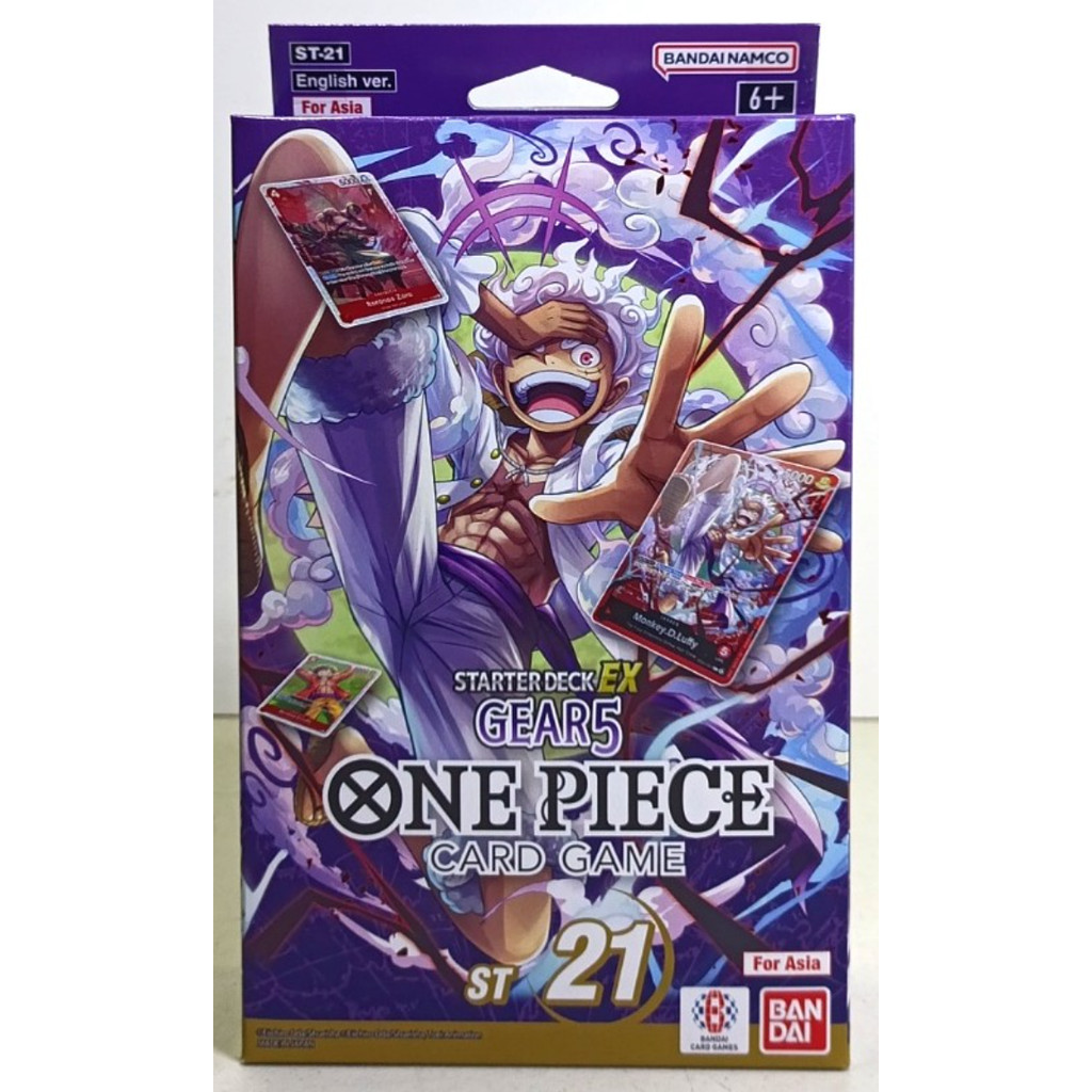 One Piece Card Game Starter Deck EX -GEAR 5- ST-21 (English) | Shopee ...