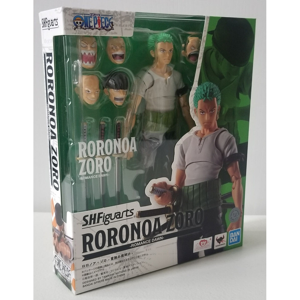 Bandai S.H.Figuarts Roronoa Zoro Romance Dawn | Shopee Philippines