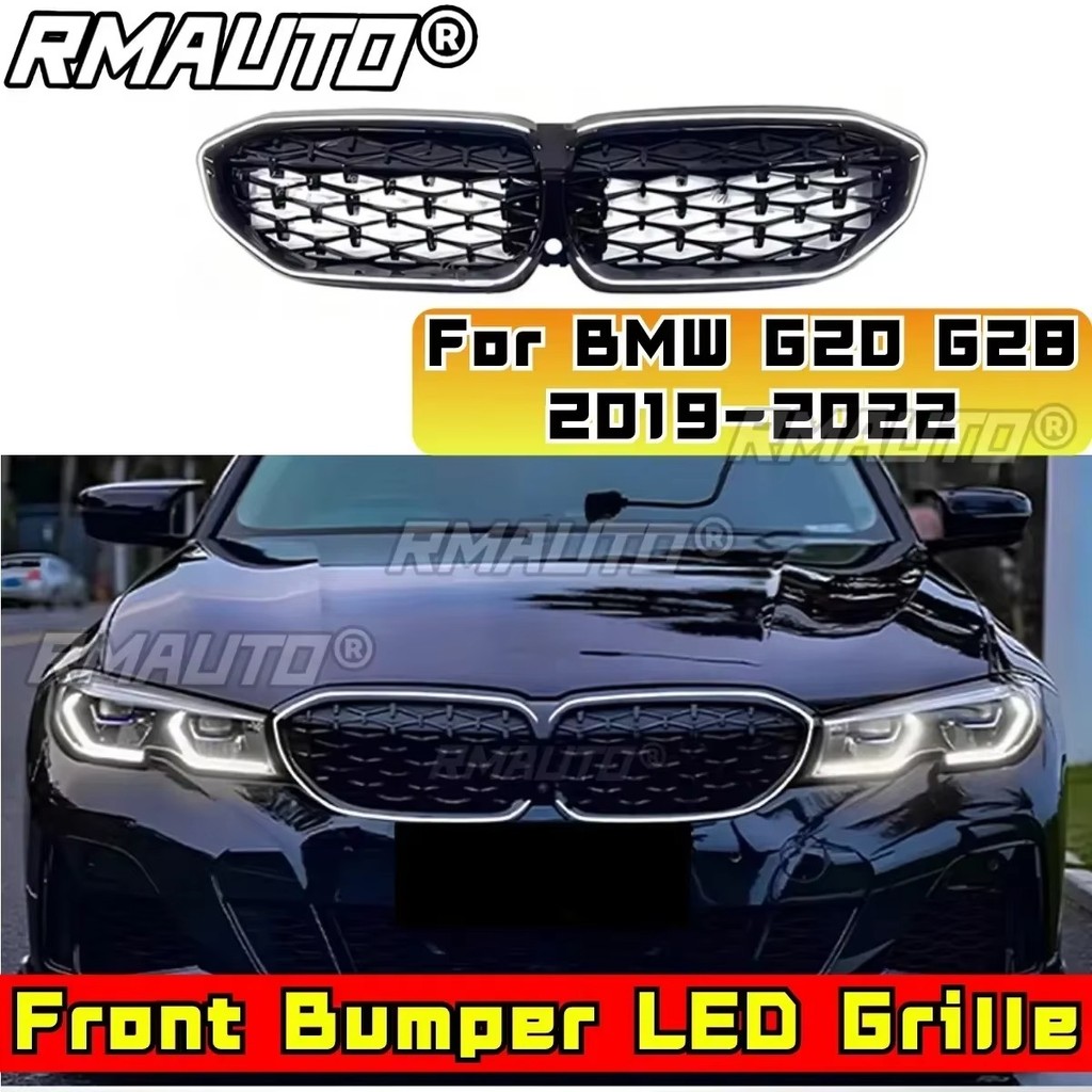 For G20 LED Grill Car Front Facelift Grill Body Kit Front Bumper LED ...