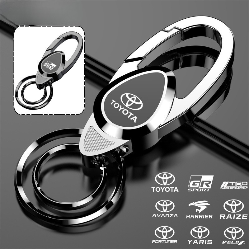 Toyota Metal Car Keychain Motorcycle Key Holder High-end Hanging Key ...