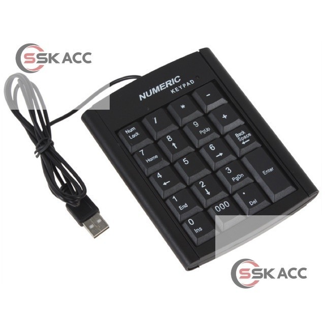 Numerical Keyboard External Keypad Numeric Numpad USB Cable Number ...