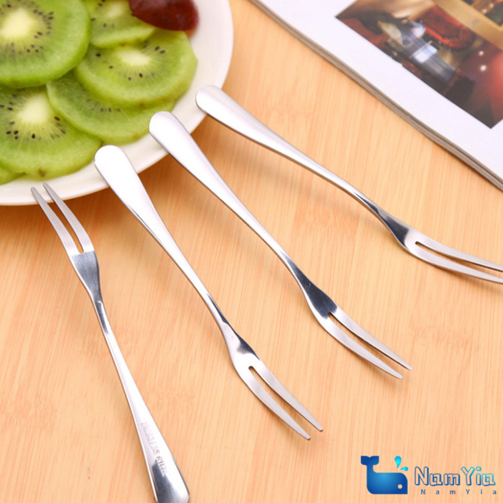 NamYia Stainless steel Fork main fork fruit cake fork tableware kitchen ...