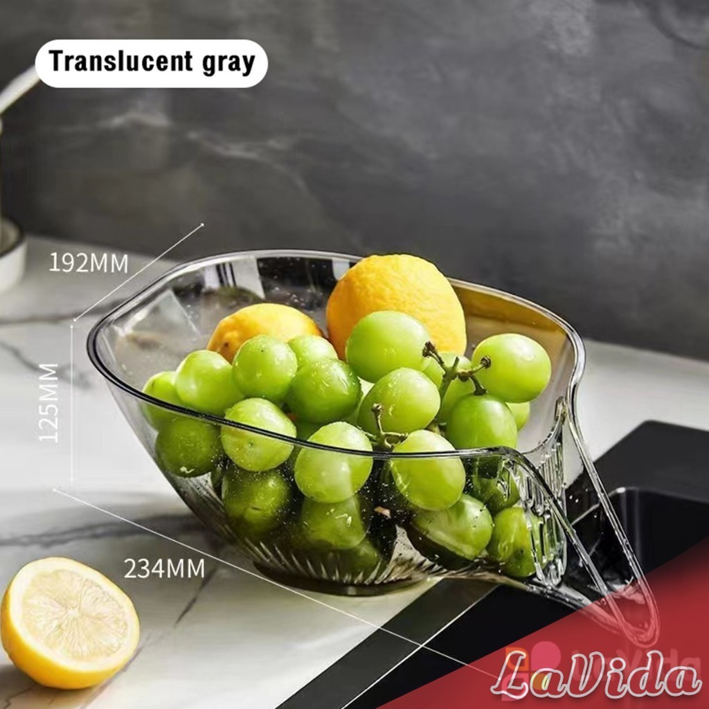 Multifunctional Drain Basket Kitchen Vegetable Basin Creative Fruit ...