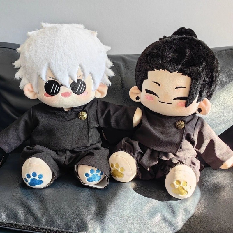 40cmJujutsu Kaisen Gojo Satoru Getou Suguru Anime Cotton Doll Plush ...