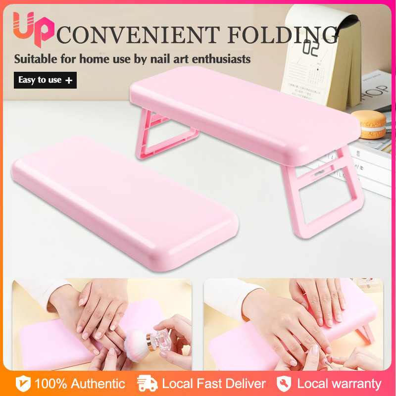 Foldable Nail Art Hand Pillow For Nails with Mat Set Manicure Table ...