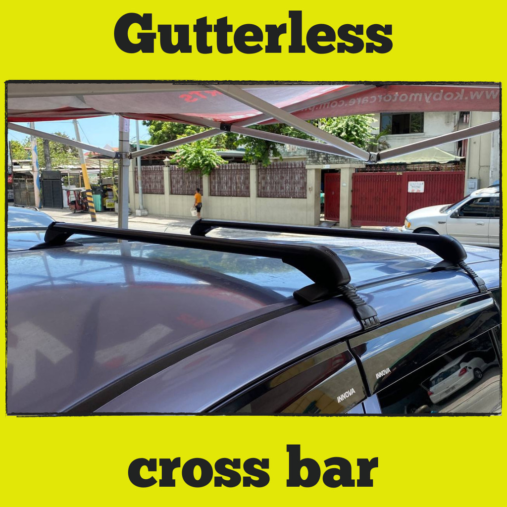 Universal gutterless crossbar perfect for cars without roofrail ...