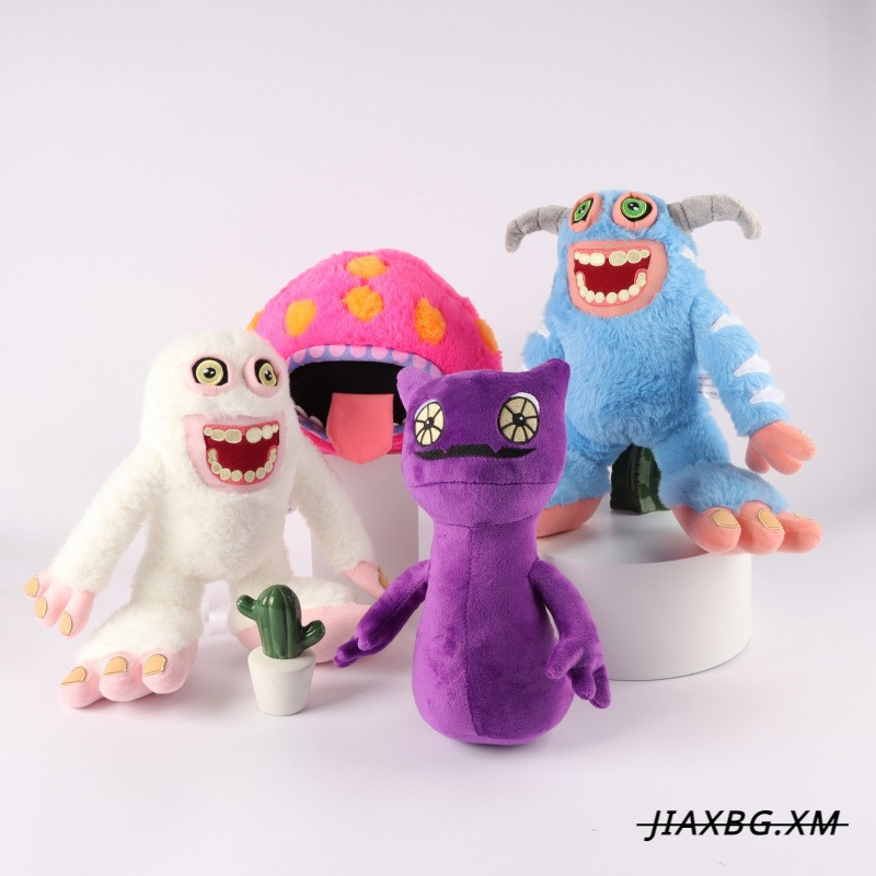 Smiling Critters My Singing Monsters Mammott Plush Toy Doll | Shopee ...