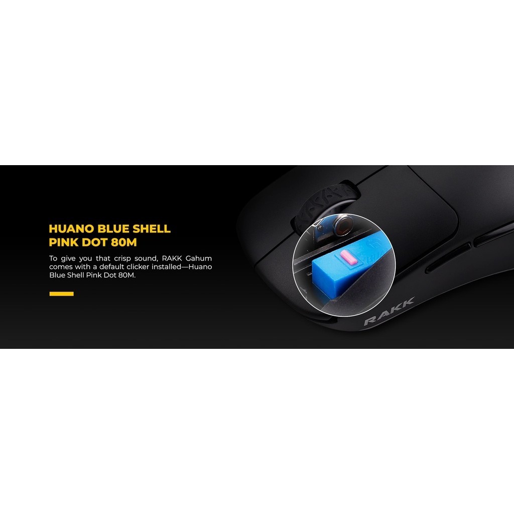Rakk Gahum PAW 3395 wireless gaming mouse| Trimode| Black, White and ...