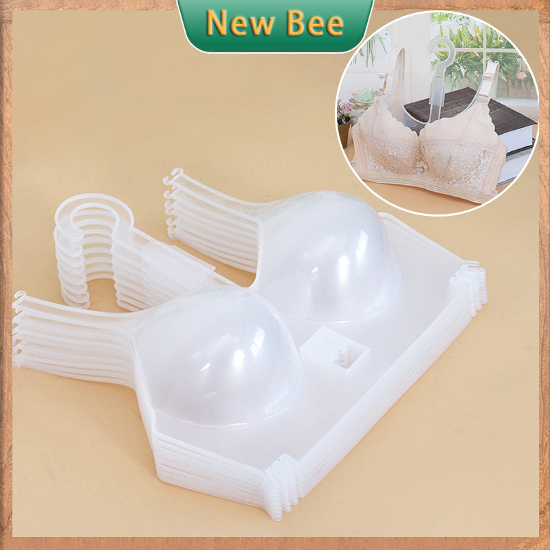 1Pc Plastic Lingerie Bra Hanger Transparent Bra Drying Rack Women ...
