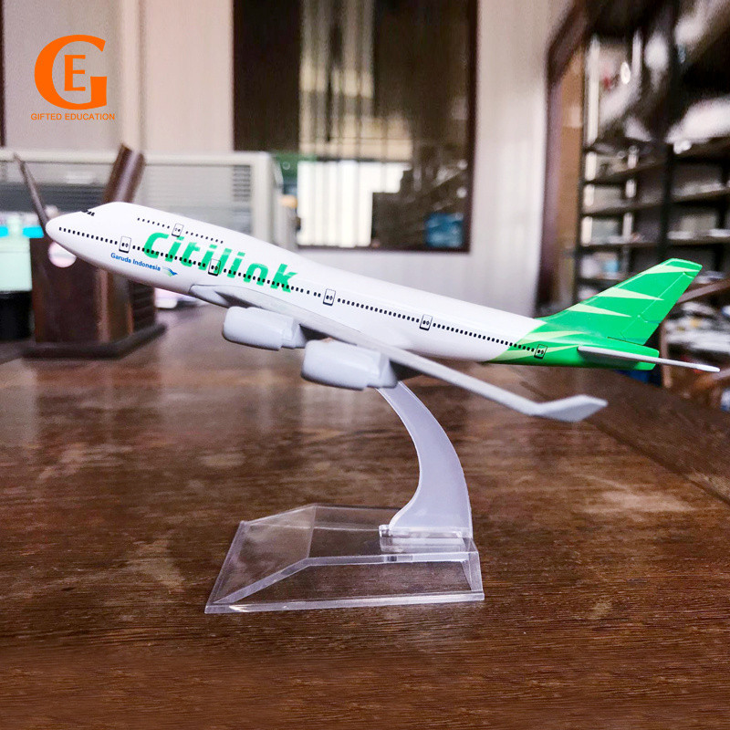 Indonesia Citilink Green Boeing 747 Diecast Aircraft Model B747 Metal ...