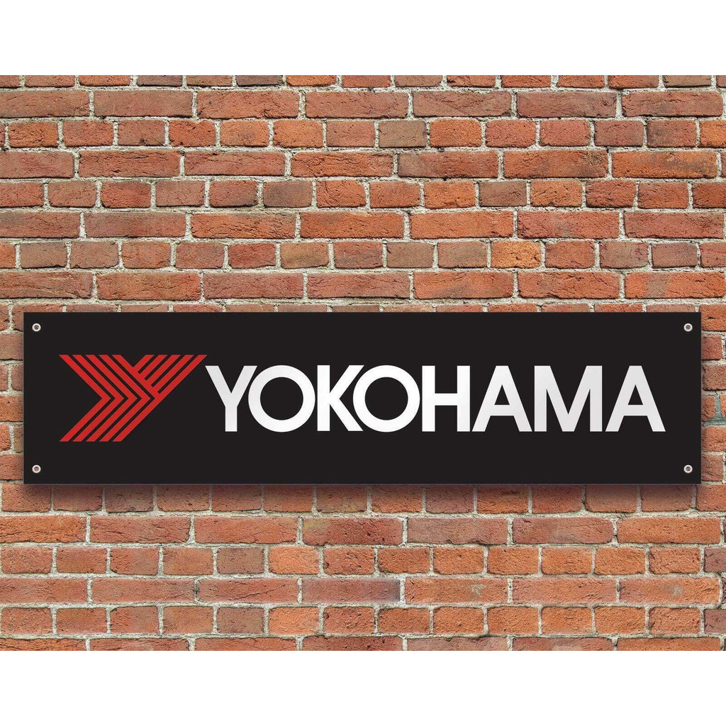 Toyo Tyres Black Banner Garage Decoration Sign Tin Sign Club Bar Metal ...