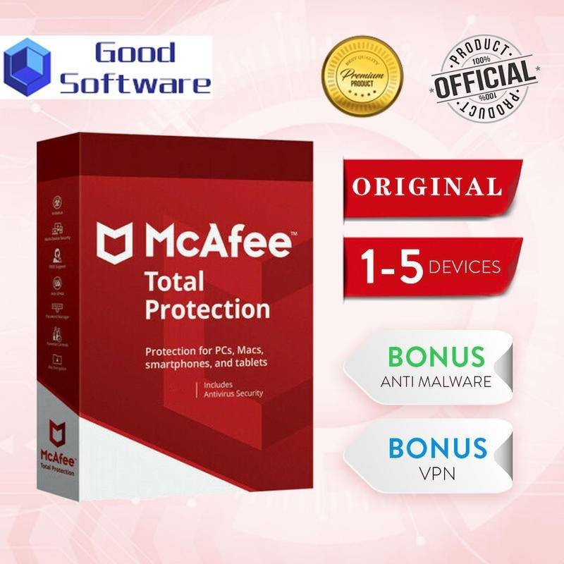 Mcafee Total Protection Antivirus Original Code | Shopee Philippines
