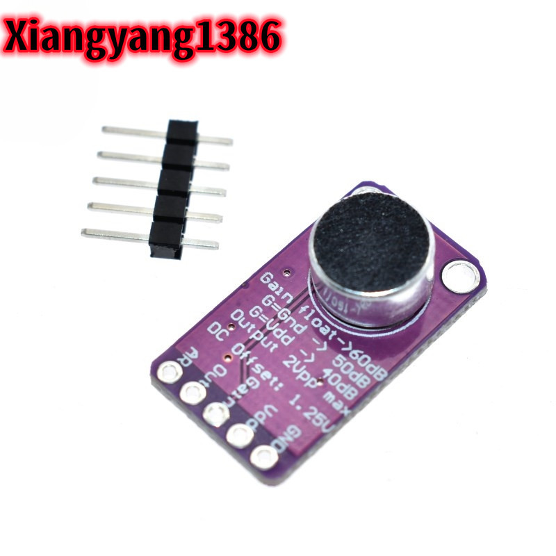 MAX9814 Microphone AGC Amplifier Board Module Auto Gain Control for ...