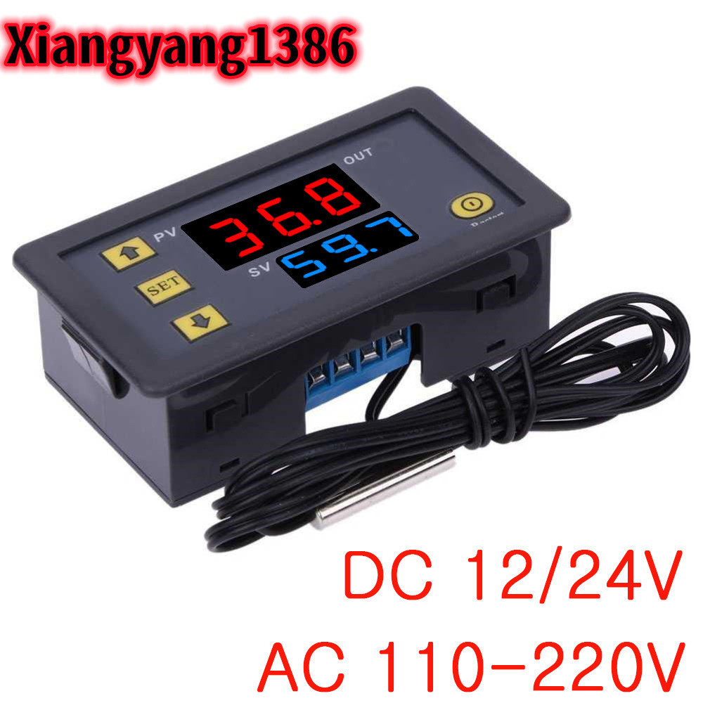 W3230 Mini Digital Temperature Controller 12V 24V 220V Thermostat Regulator Heating Cooling ...