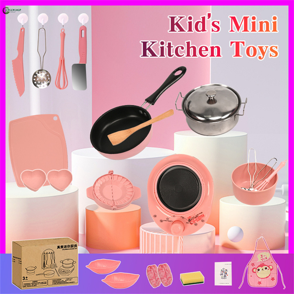 Real Mini Cooking Set Authentic and edible For Kids Kitchen Set Toys ...